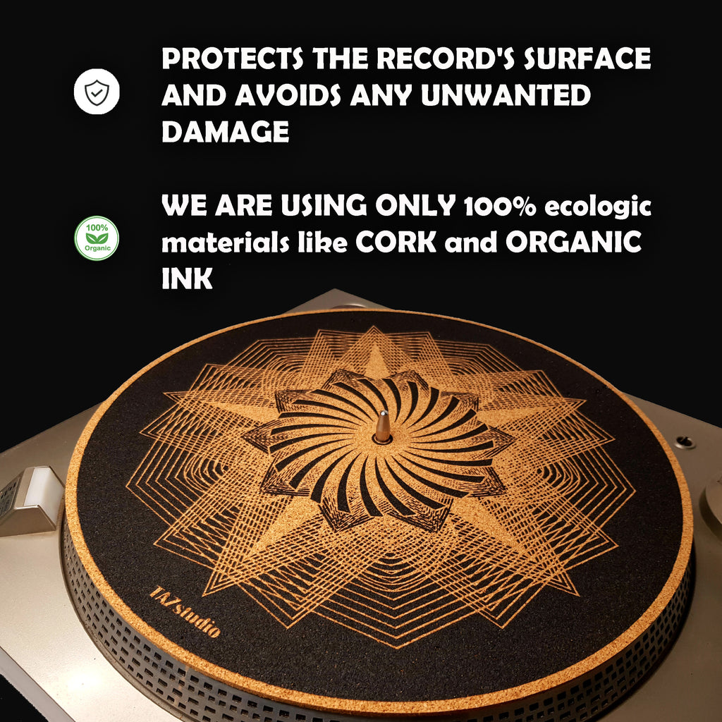 Cork Turntable Mat 2 Pcs 3mm Thick For Better Sound Bhutan Ringmat ...